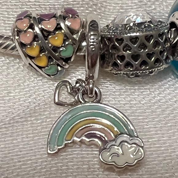 Pandora | Jewelry | Authentic Pandora Rainbow Charms | Poshmark